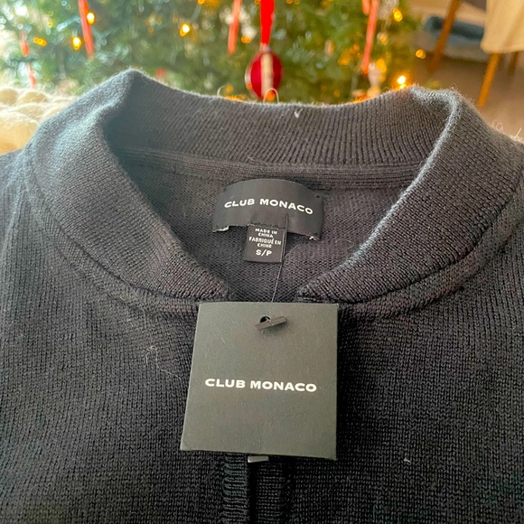 Club Monaco | Sweaters | Nwt Club Monaco Unisex Merino Quarter Zip ...